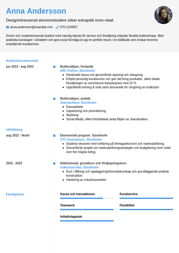 CV-exempel för student – skapa ett säljande CV - CV.se